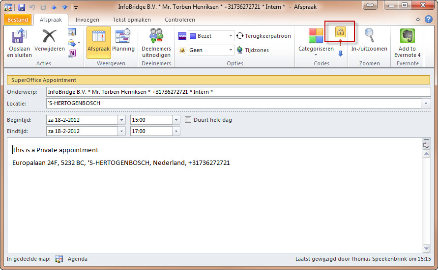 How To Sync Private Appointments InfoBridge